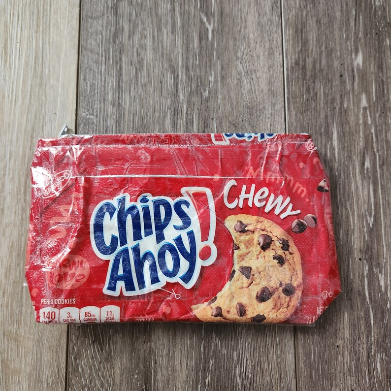 Recycled Chips Ahoy Chewy Cookie Wrapper Bag - Etsy