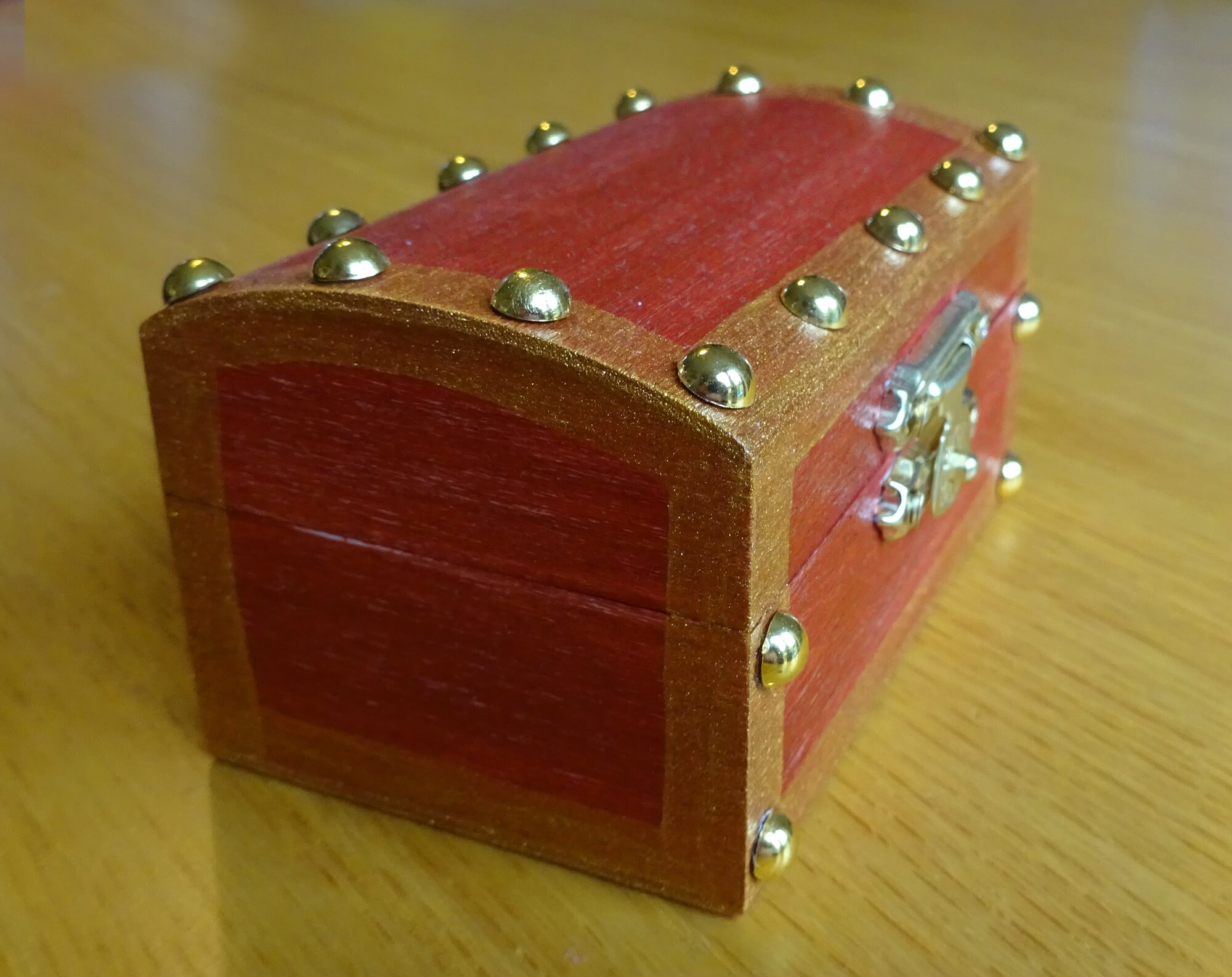 Personalised Mini Wooden Treasure Chest, Small Pirate Treasure Chest ...