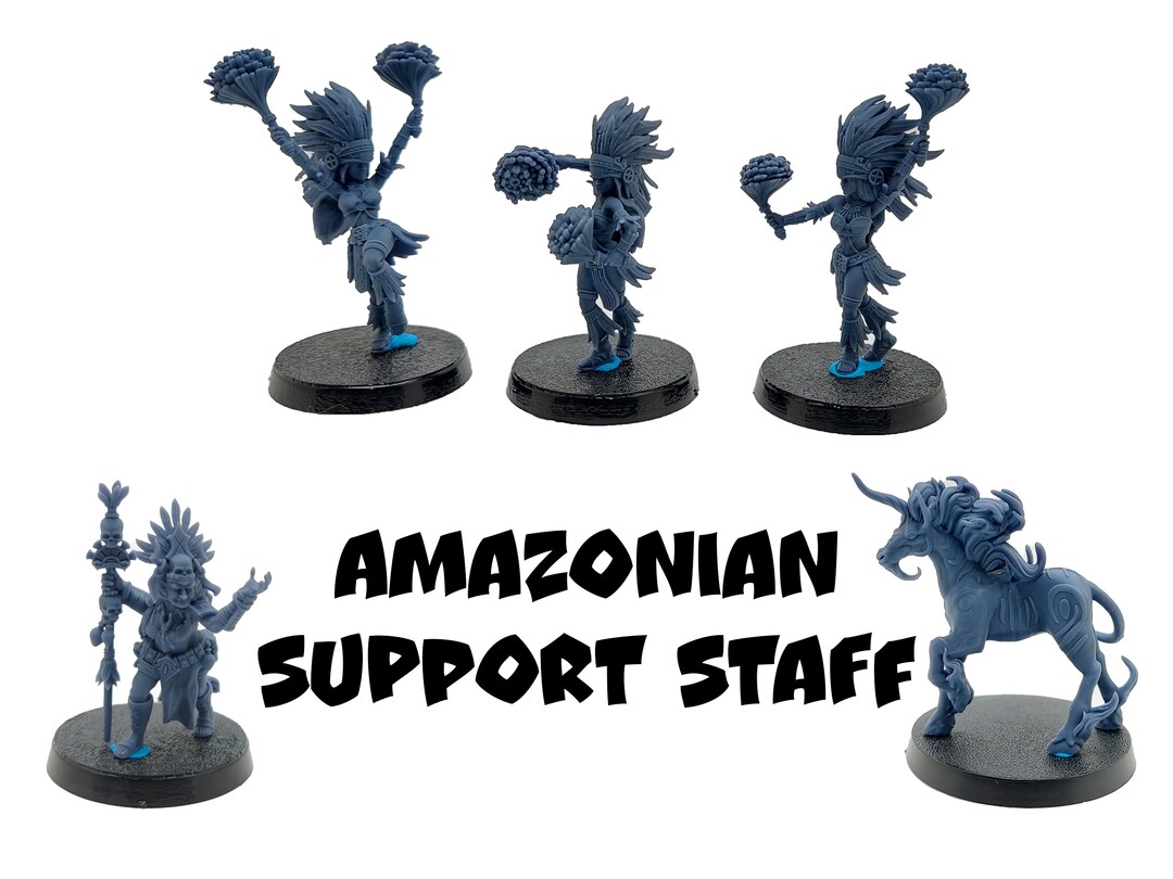 Amazonian Support Staff UGNI Miniatures - Etsy