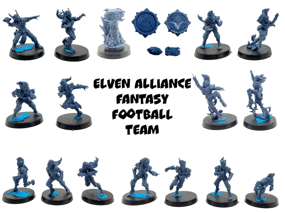 Elven Alliance Fantasy Football Team - UGNI Miniatures - Etsy