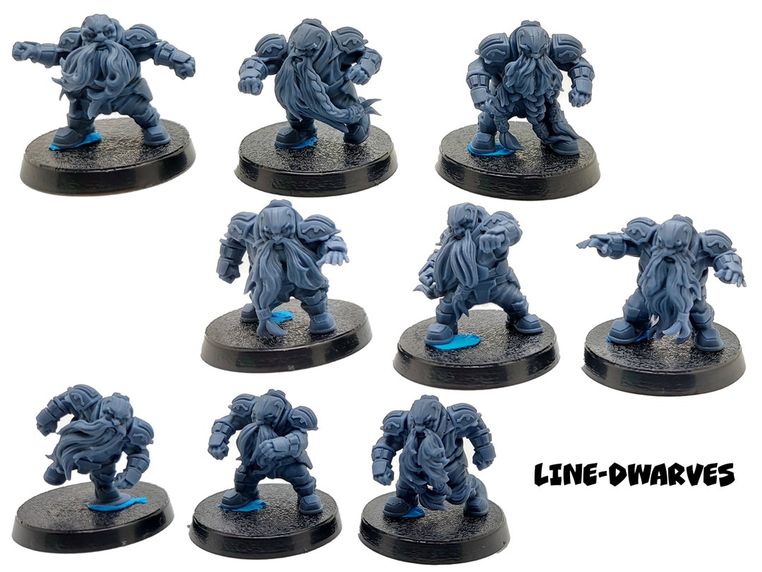 Line-dwarves - Realm of Paths - Etsy