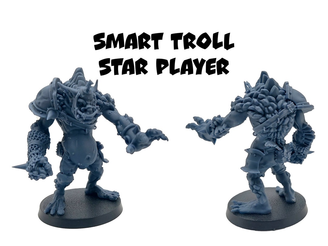 Smart Troll Star Player Brutefun Miniatures - Etsy