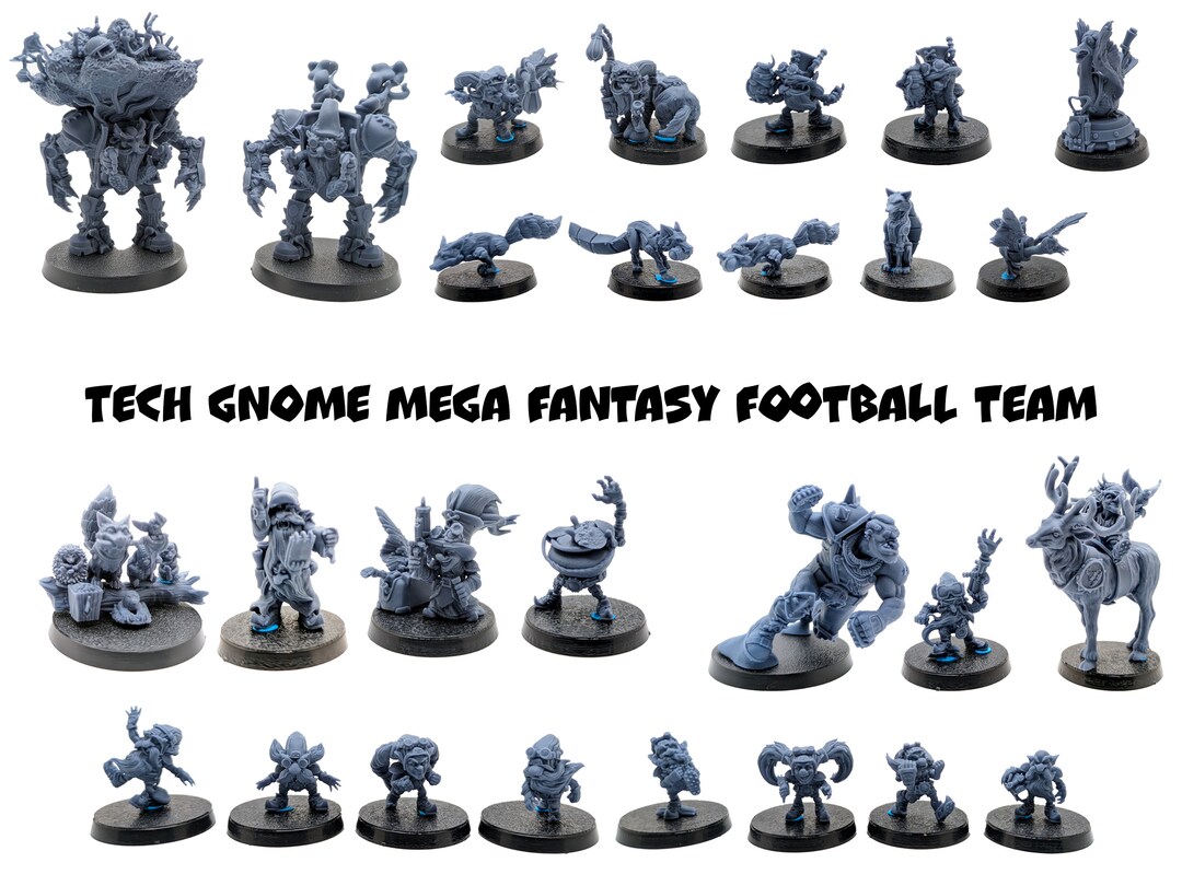 Tech Gnome Mega Fantasy Football Team - UGNI Miniatures - Etsy