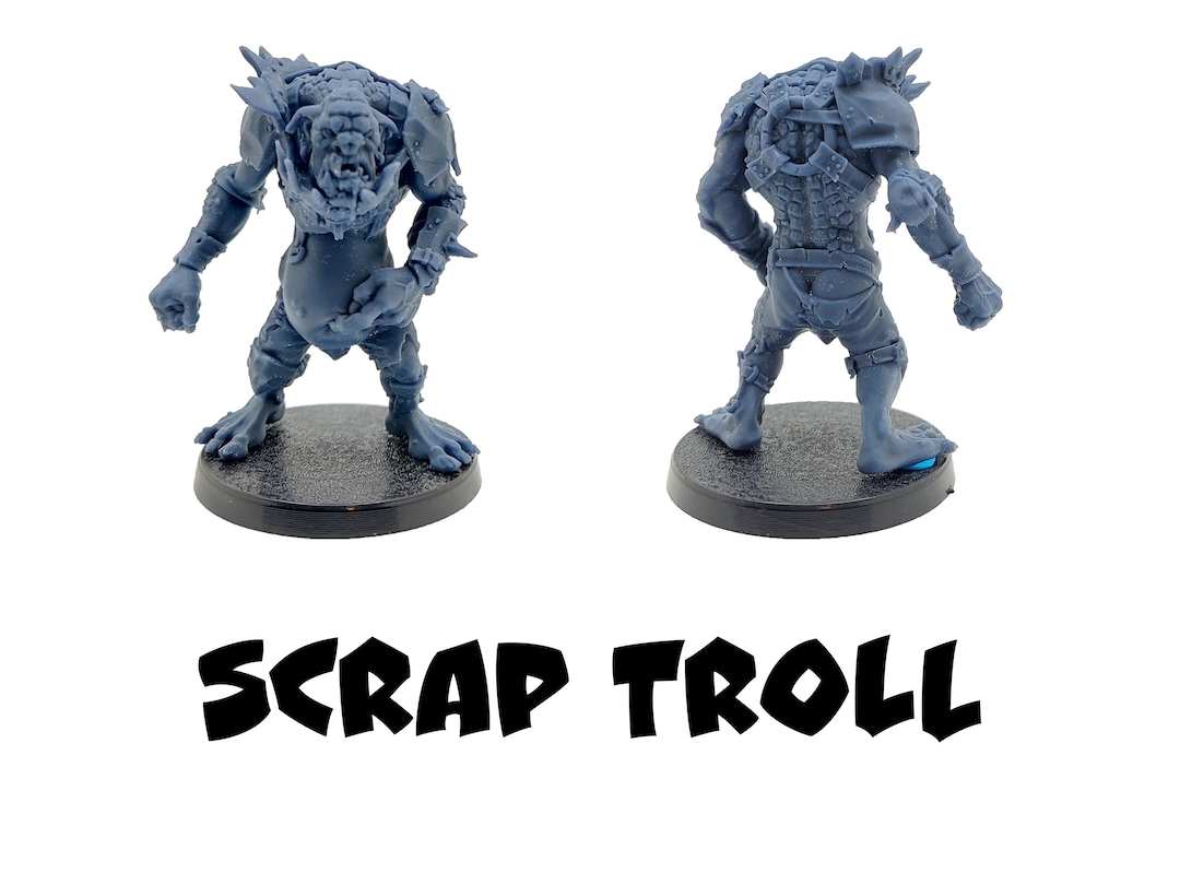 Scrap Troll - Brutefun Miniatures - Etsy