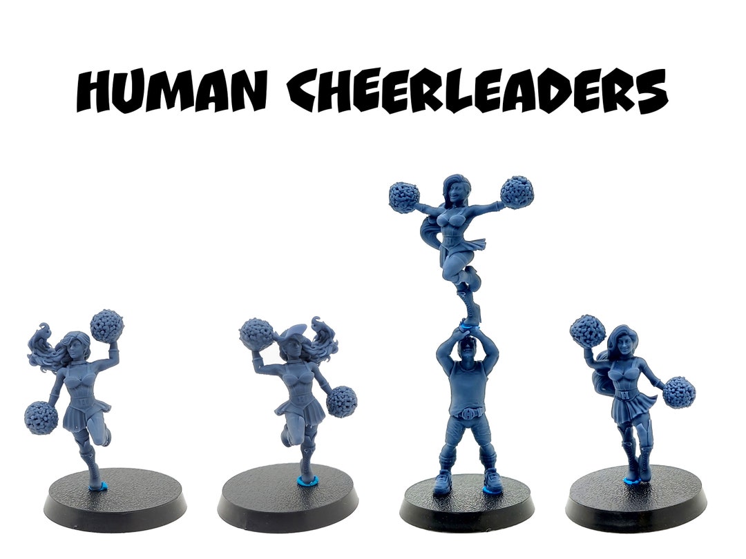 Human Cheerleaders - UGNI Miniatures - Etsy