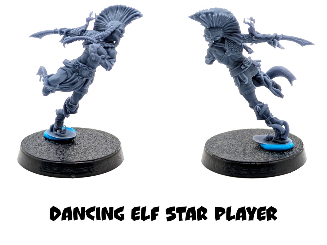 Dancing Elf Star Player - Brutefun Miniatures - Etsy
