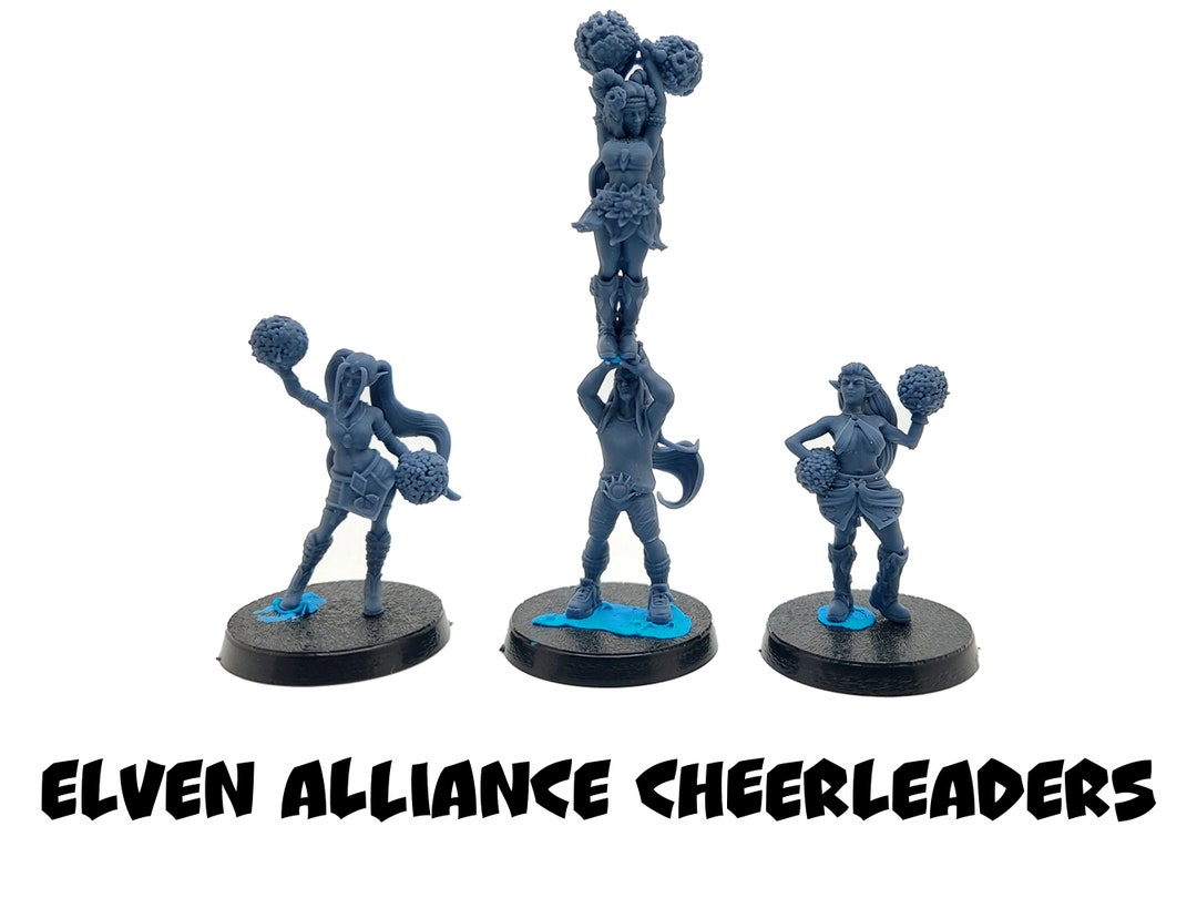 Elven Alliance Cheerleaders UGNI Miniatures - Etsy