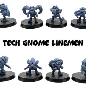 Tech Gnome Mega Fantasy Football Team UGNI Miniatures - Etsy