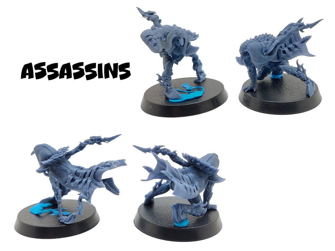 Dark Elf Assassins - UGNI Miniatures - Etsy