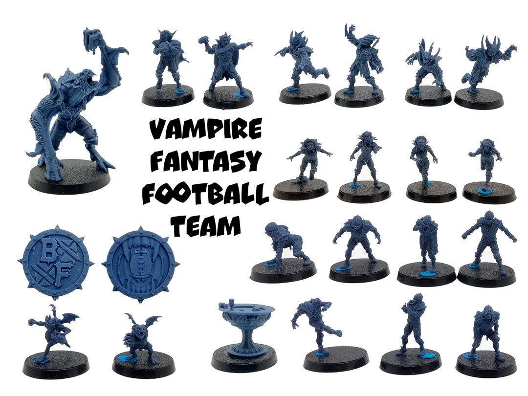 Vampire Fantasy Football Team - Brutefun Miniatures - Etsy