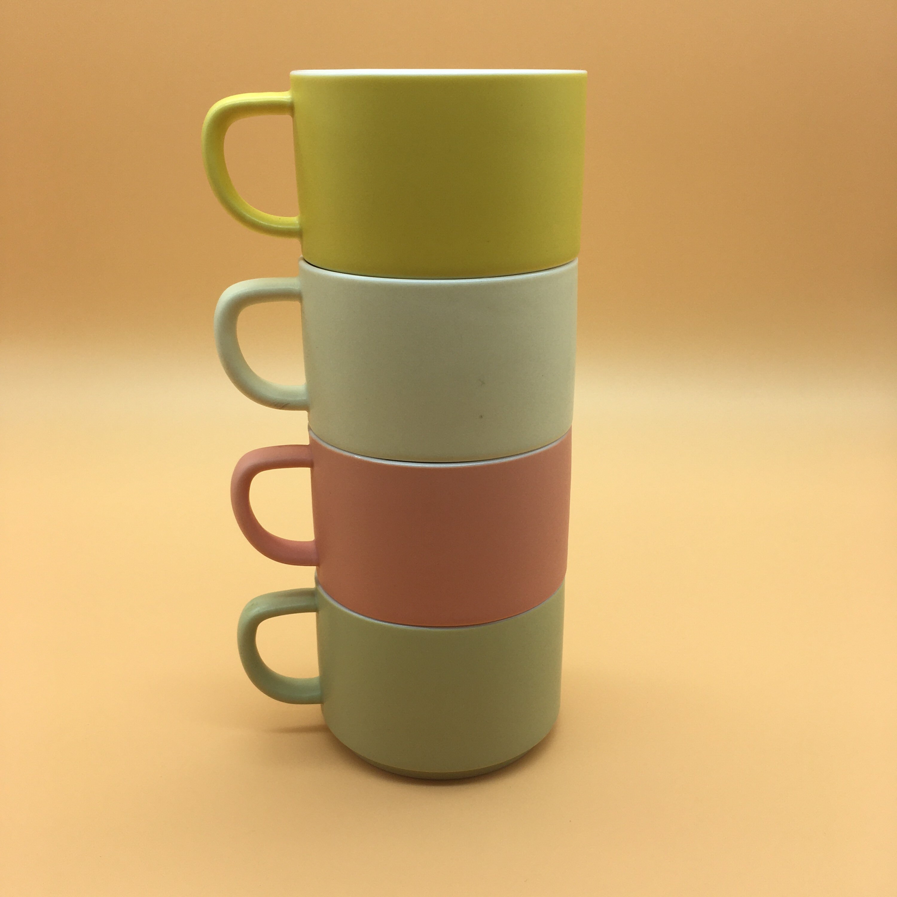 Totem Stack Pastel Mugs - Etsy