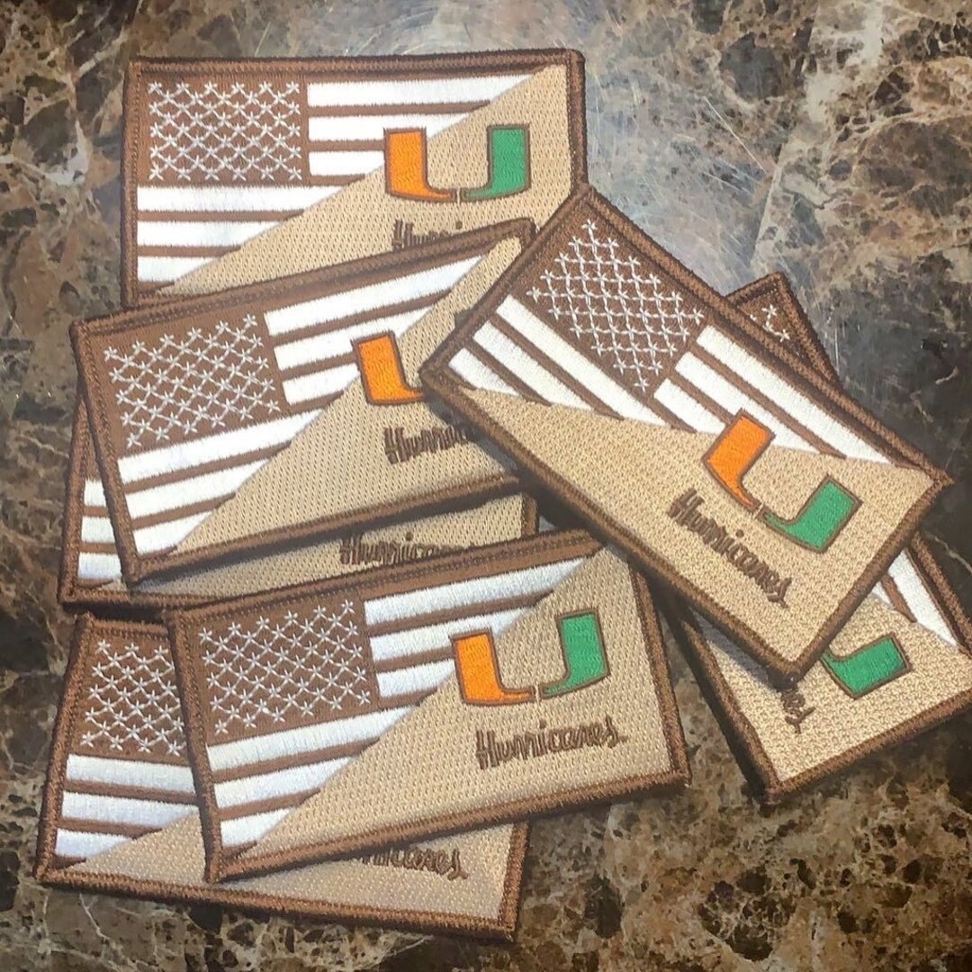 Miami Hurricane Patches - Etsy