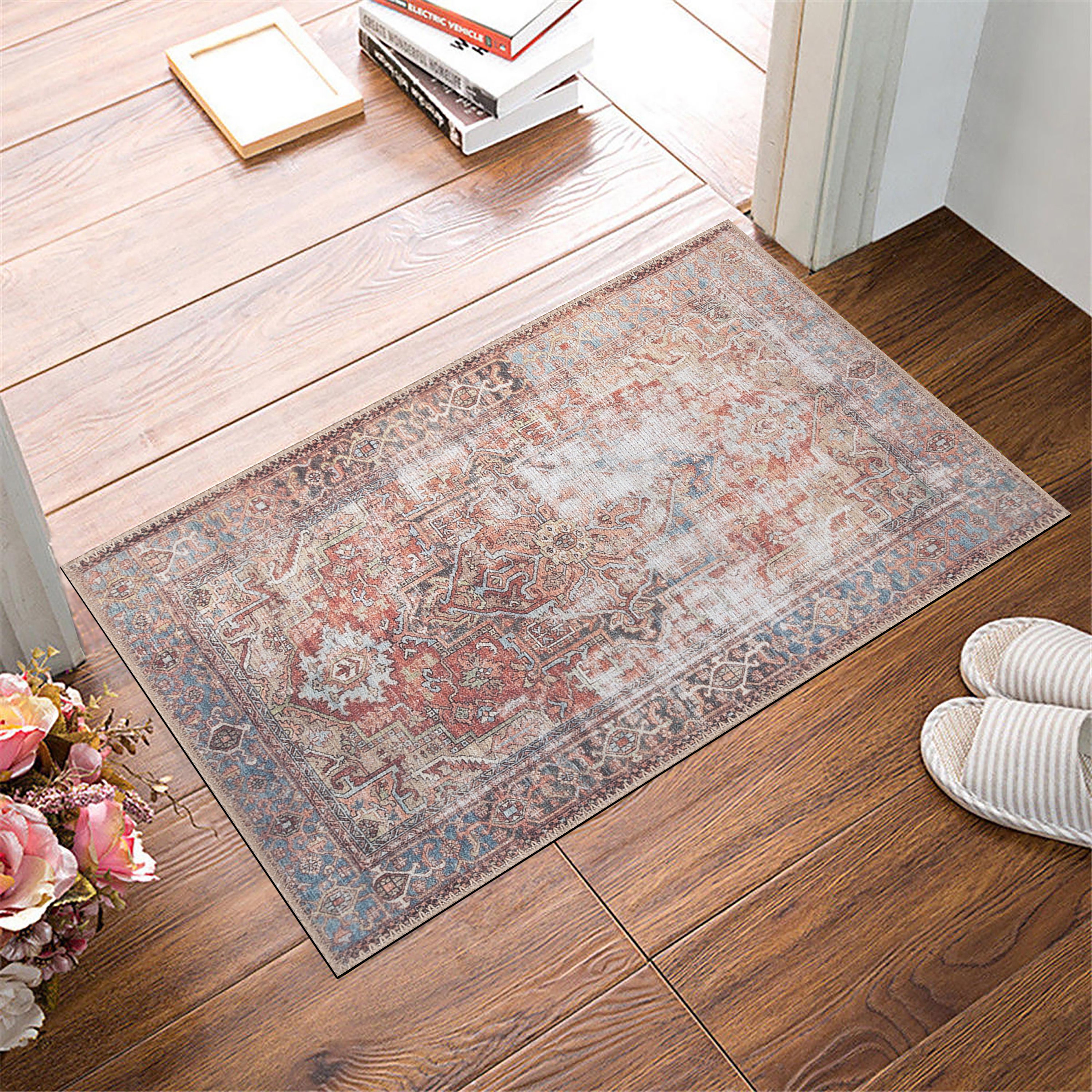 Adiva Rugs Machine Washable Area Rug for Living Room Bedroom - Etsy