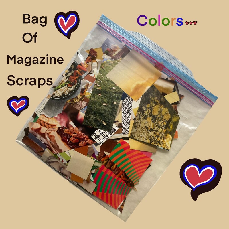 ScrapsGluedOverPaper - Etsy