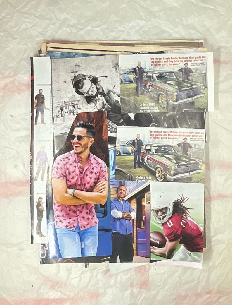 Magazine Pages and Cut Outs of Men Ephemera You May Want for Your ...