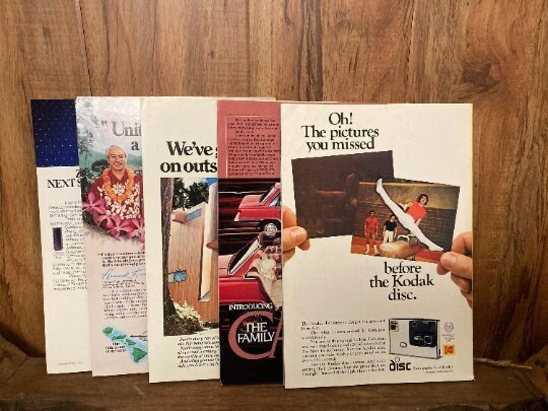 1980s National Geographic Magazines Lot of 5 for Collaging, Junk ...