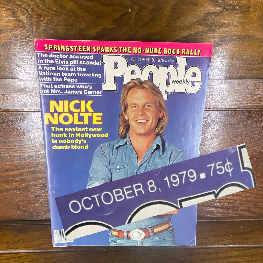 Nick Nolte People Weekly Magazine October 8, 1979 Mix of Advertisements ...
