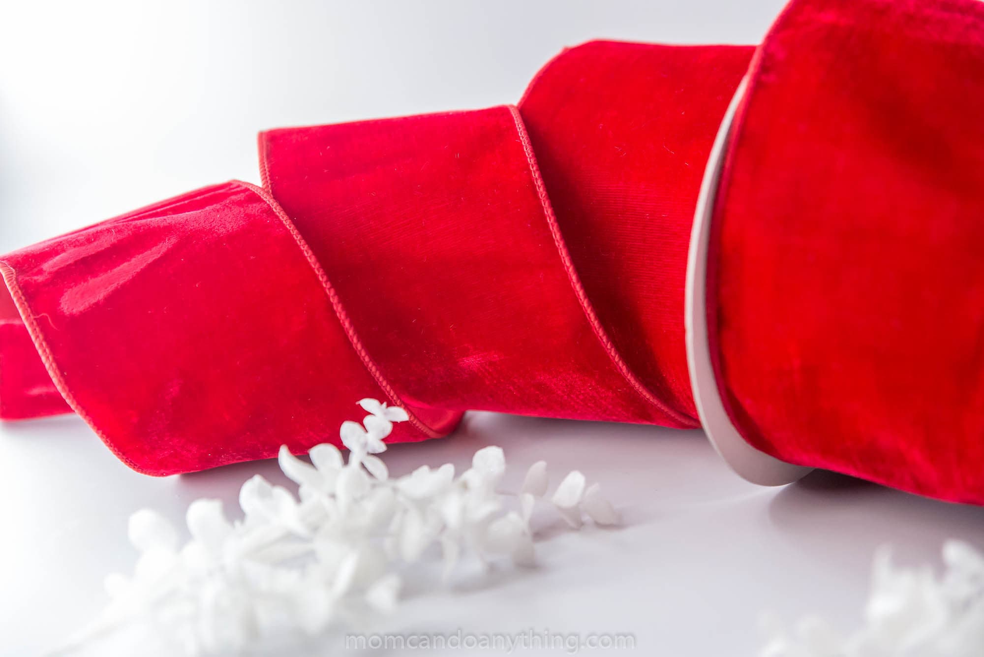 Red Velvet WIRED Ribbon 4 Inch 10 Yards Luxurious Designer - Etsy