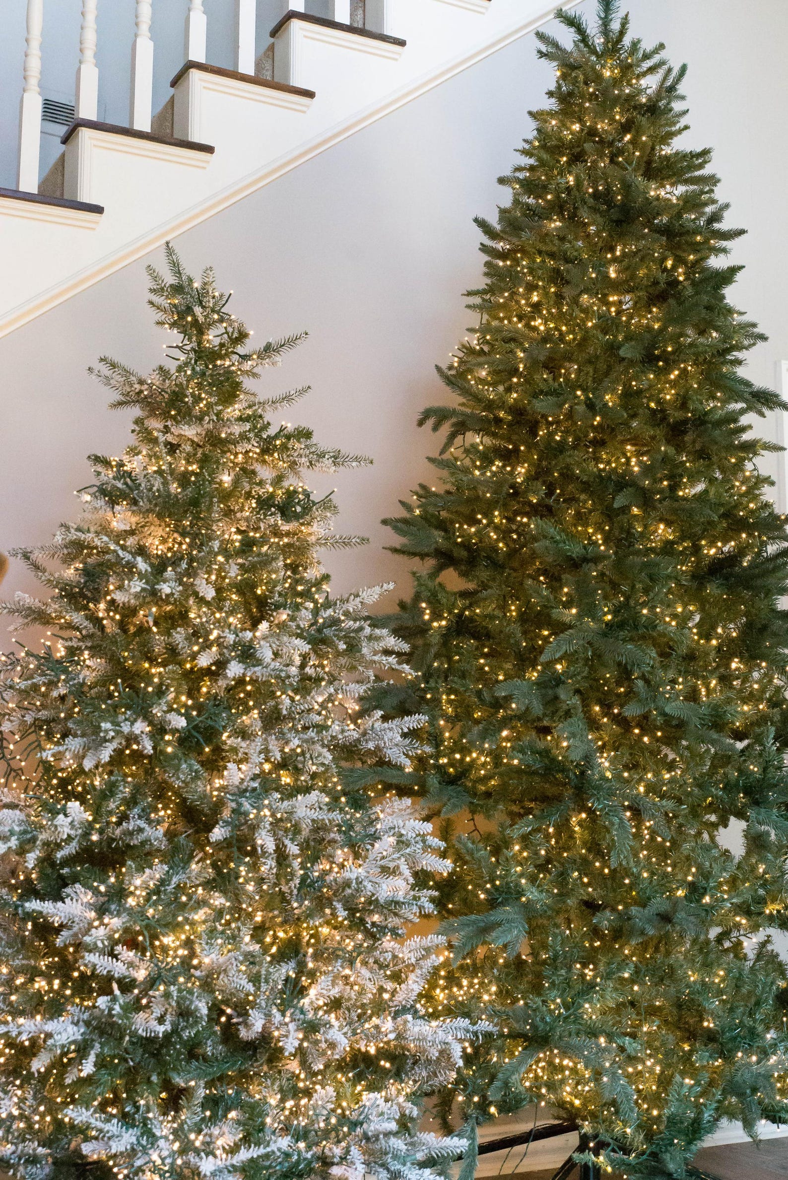 Connectable CLUSTER Garland 49.5' Green Wire 1,500 Warm White LED ...