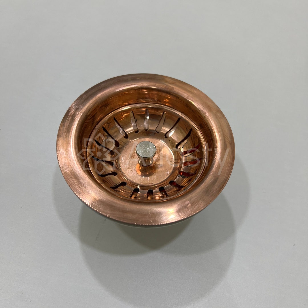 Copper Sink Strainer and Stopper, for Kitchen and Bathroom Sinks - Etsy