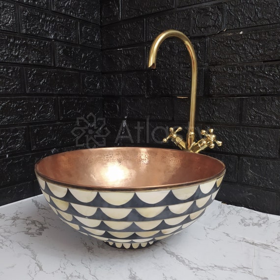 Copper Bathroom Vanity