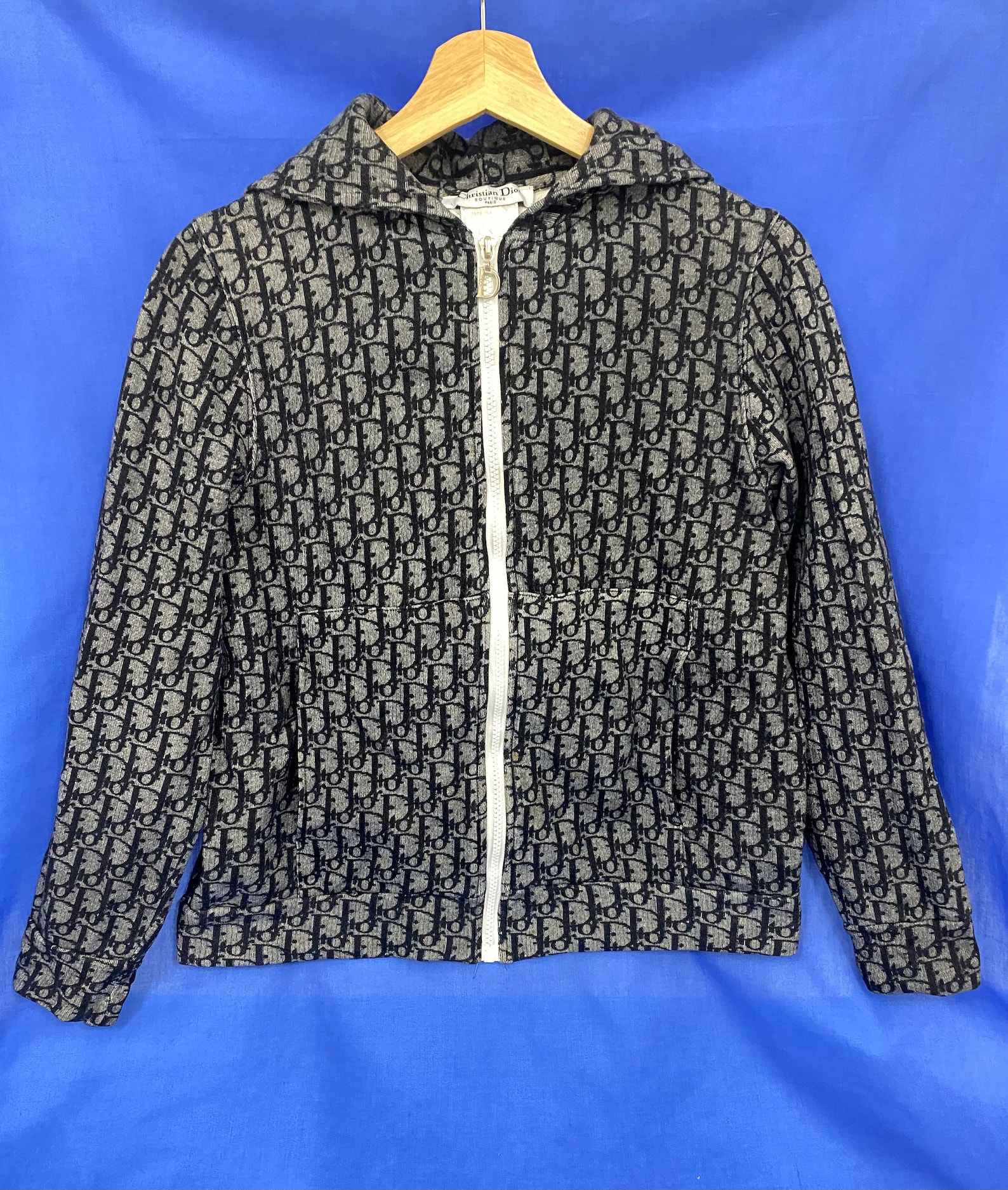Christian Dior Zipper Hoodie - Etsy