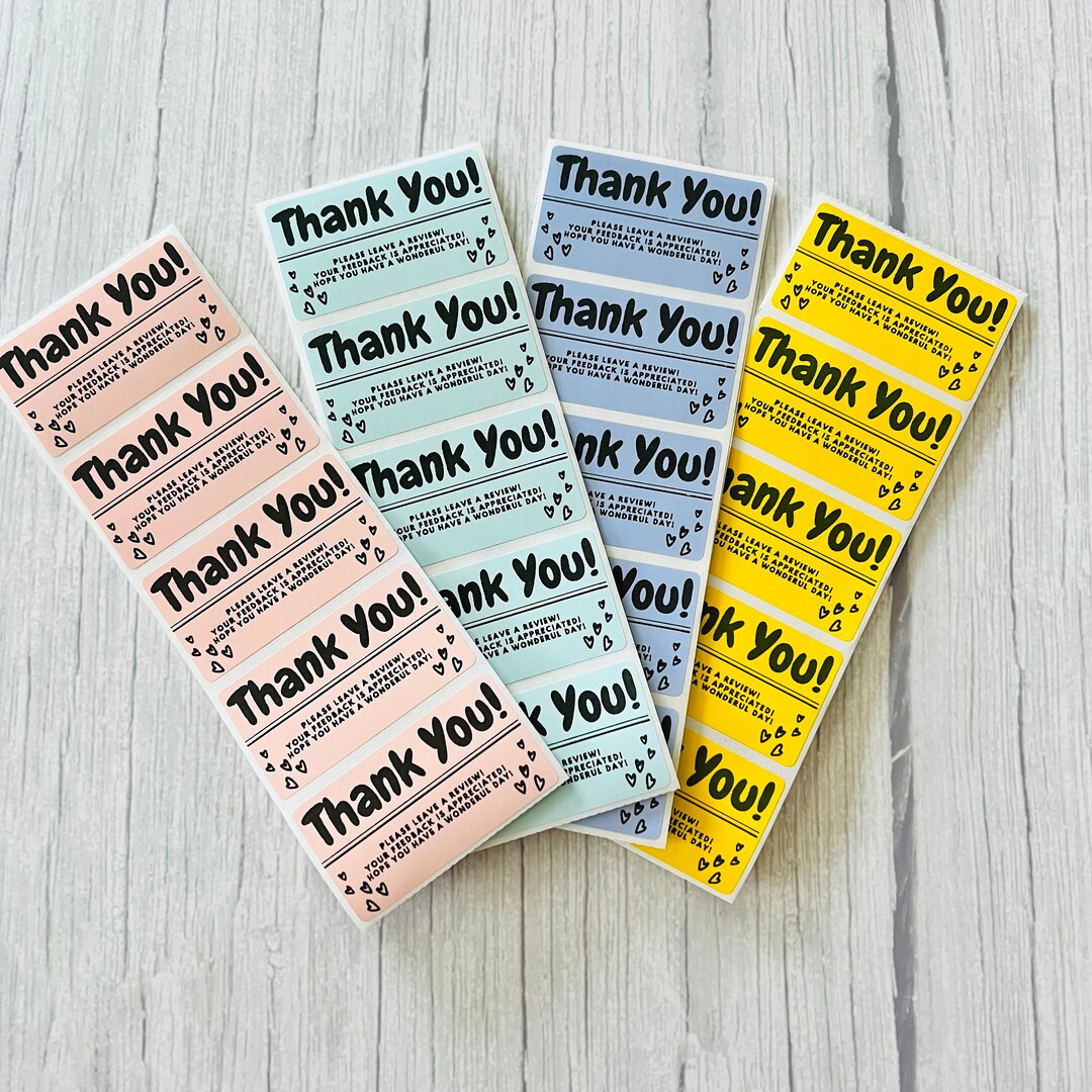 Thank You Stickers / Small Business Stickers / Cute Packaging Sticker ...