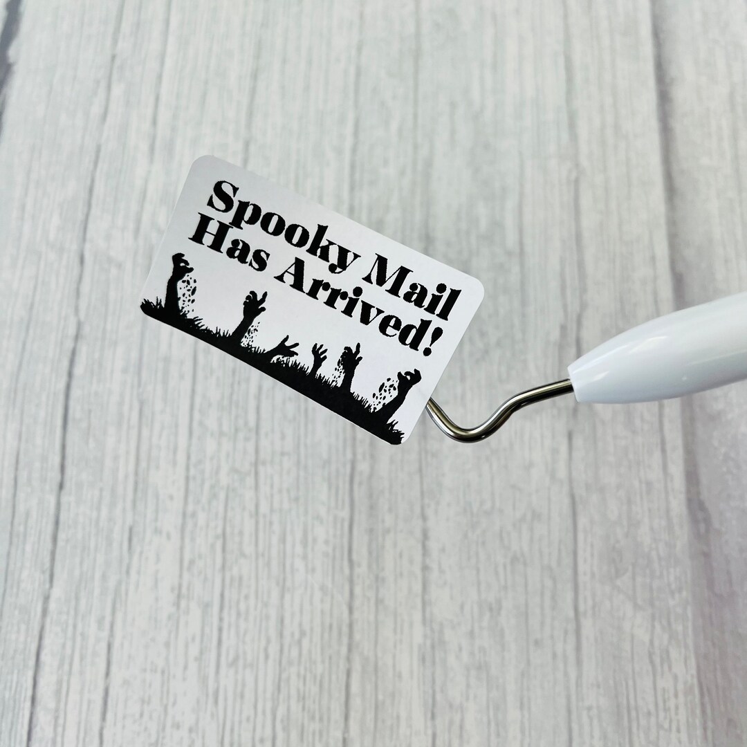 Spooky Mail Has Arrived Label Stickers / Halloween Shipping Stickers ...
