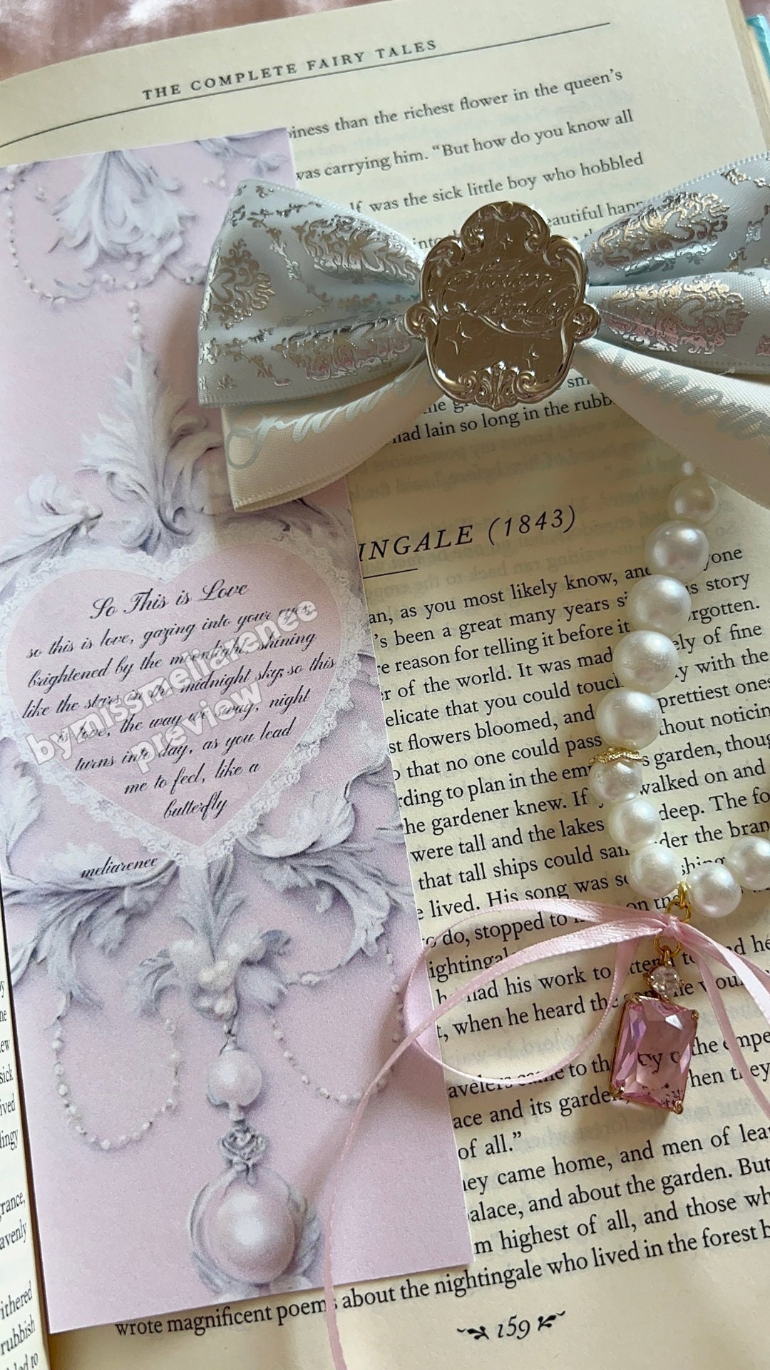 The Princess Capsule Collection Poem Print 7.5x2.5 Inch Bookmarks one ...