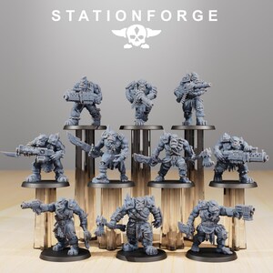 Stationforge Miniatures/orkaz Strappaz/killteam - Etsy