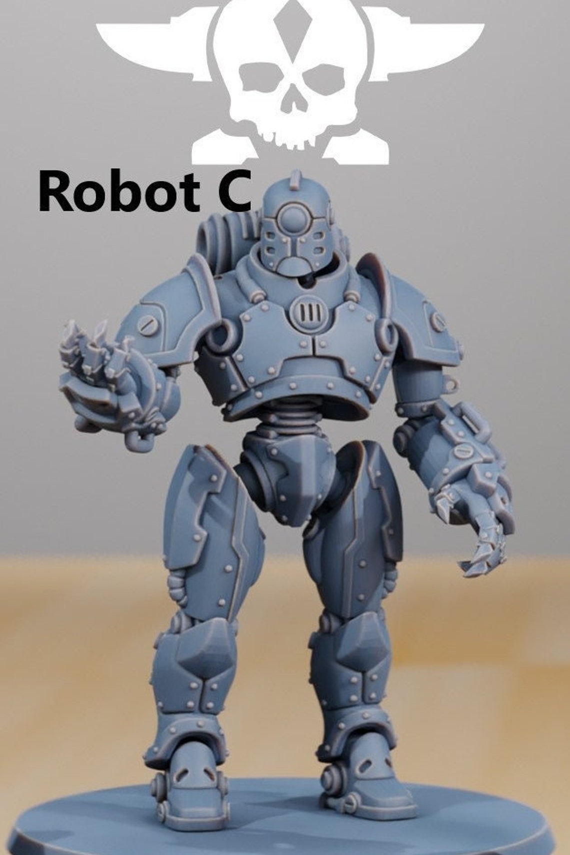 Stationforge Miniatures/scavenger Droidex/killteam/big Robot - Etsy