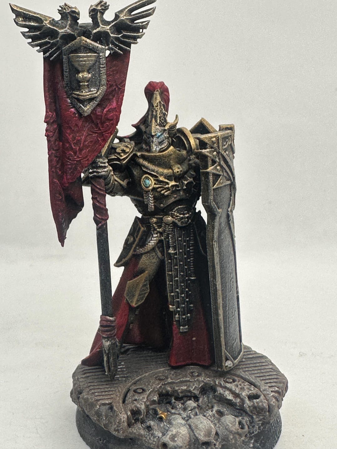 Painted Miniature/royal Guard/golden Space Warrior/standard Bearer - Etsy