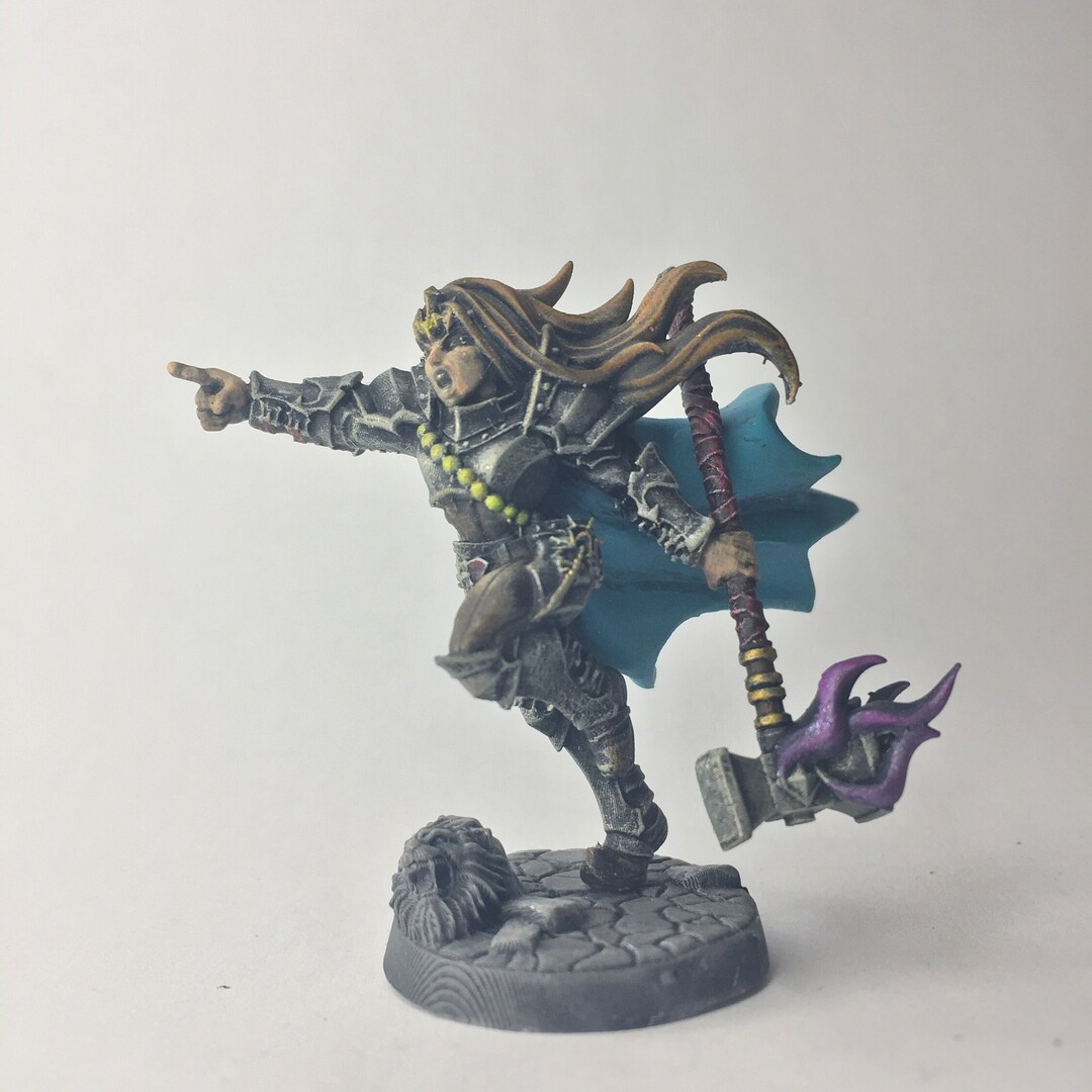 Painted Miniature/human Female - Etsy