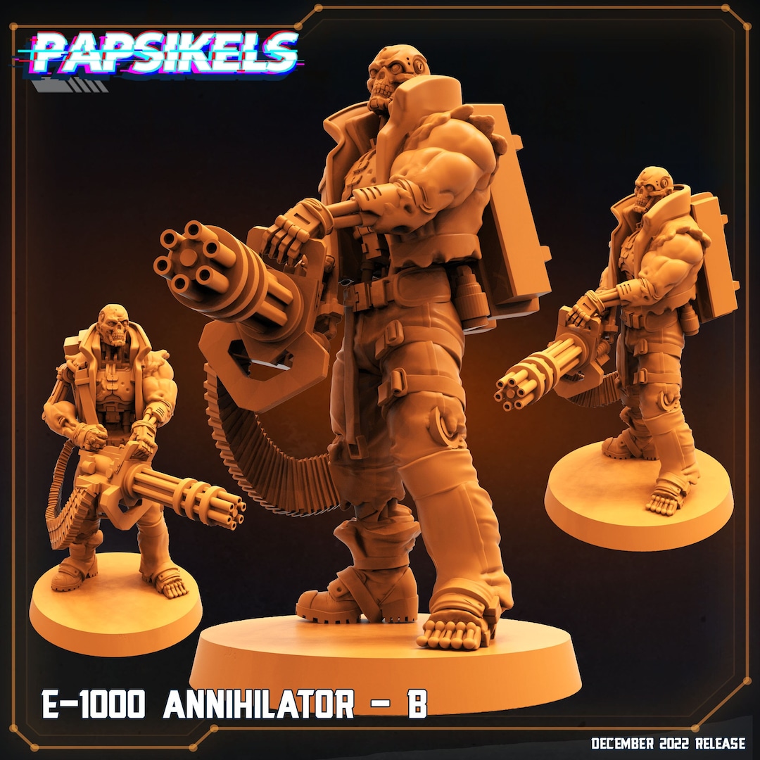 Papsikels Miniatures/e-1000 Annihilator B/cyberpunk/shadowrun/killteam ...