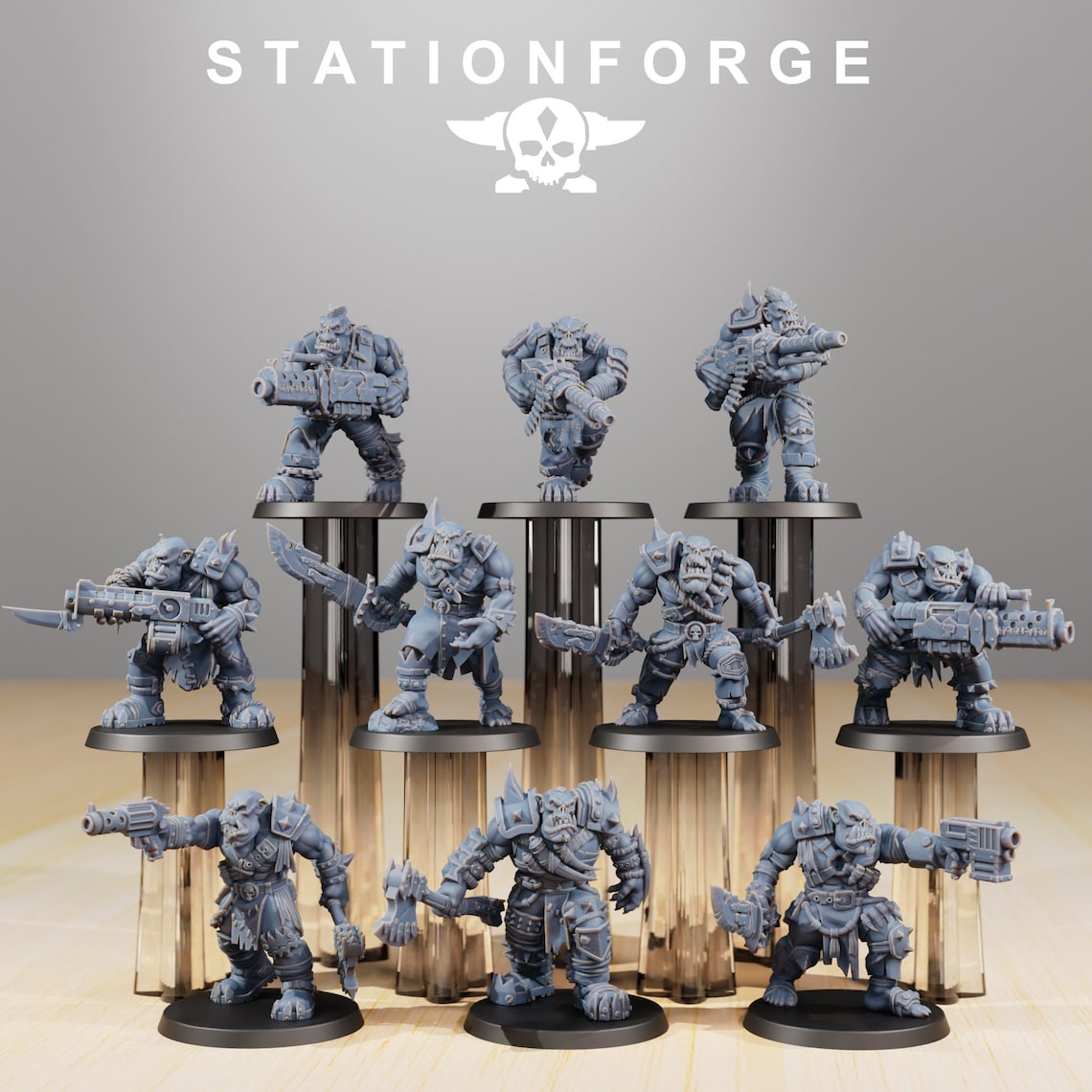 Stationforge Miniatures/orkaz Strappaz/killteam - Etsy