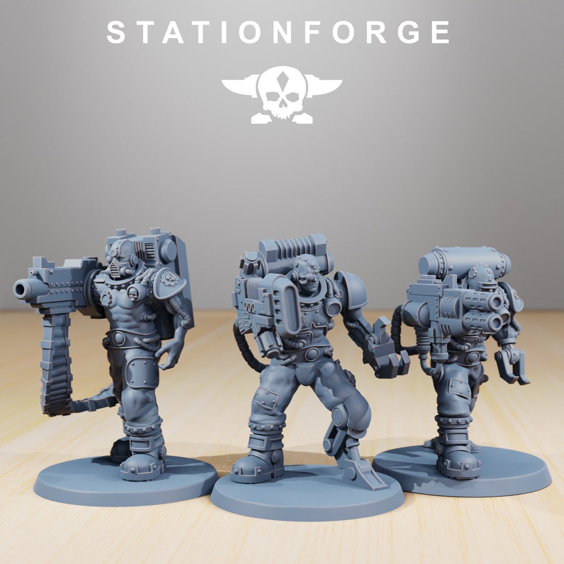 Stationforge Miniatures/scavenger Cyborgs/killteam - Etsy