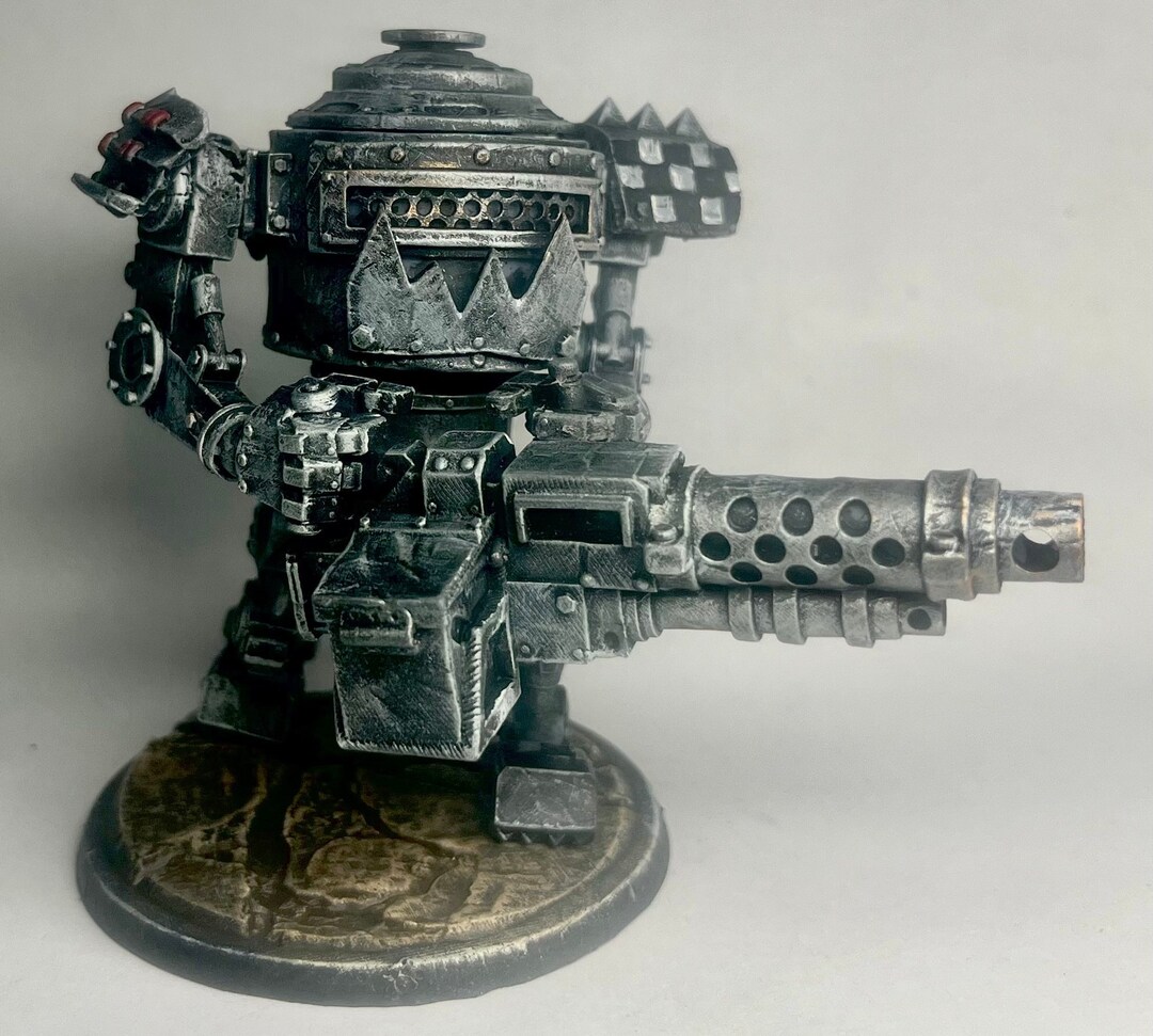Painted Miniatures/goblin War Machine/robot/kitbashed Ork/space Warrior ...