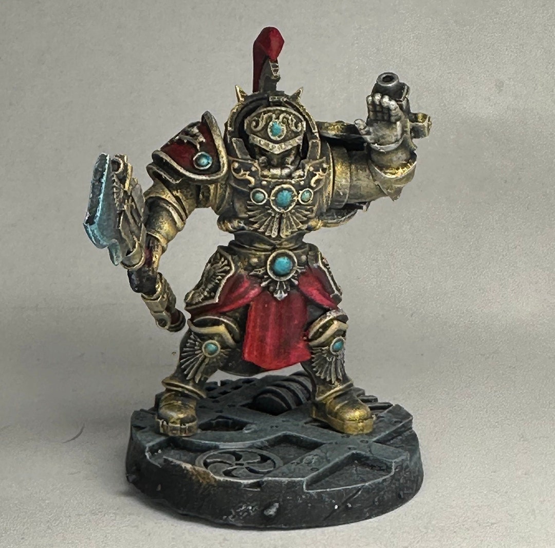 Painted Miniature/surrogate Miniatures/royal Guard/golden Space Warrior ...