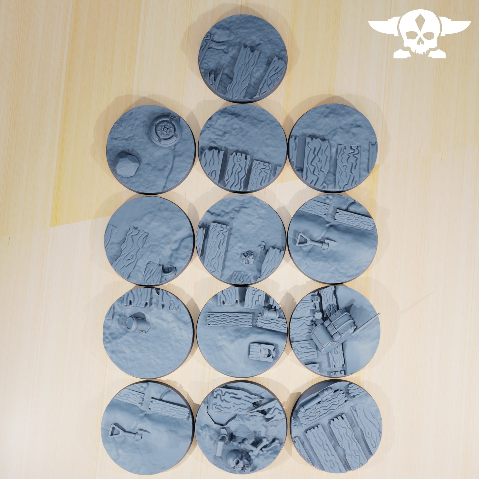 Stationforge Miniatures/trench Bases - Etsy