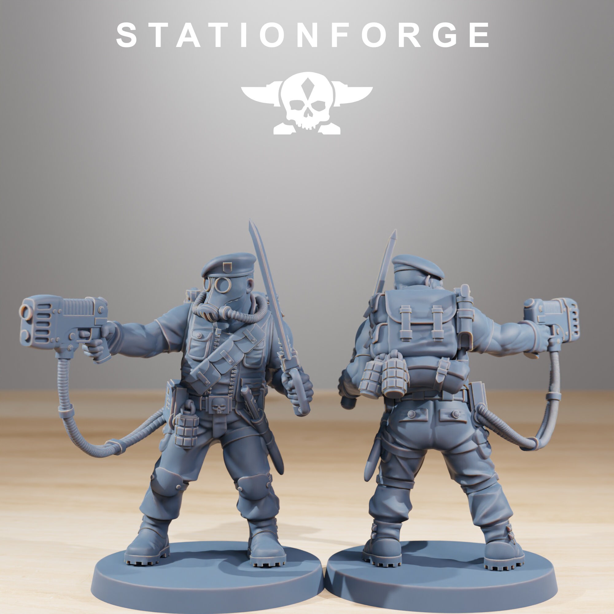 Stationforge Miniatures/grimguard Jungle Fighters/killteam - Etsy