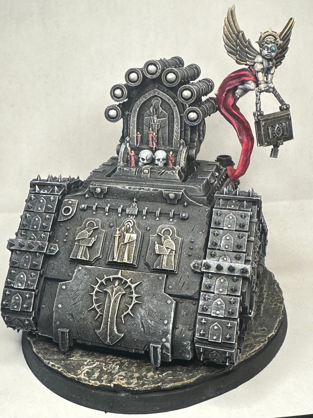 Custom Kitbash Painted Miniature/battle Maiden Missile Launcher Tank ...