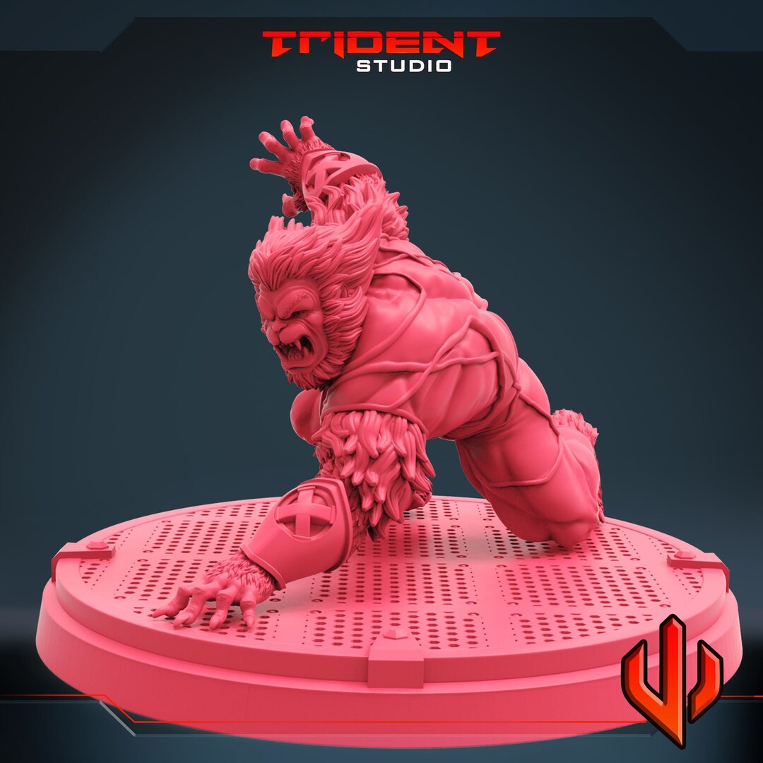 Trident Studio/blue Monster/custom Fan Art/crisis Protocol - Etsy