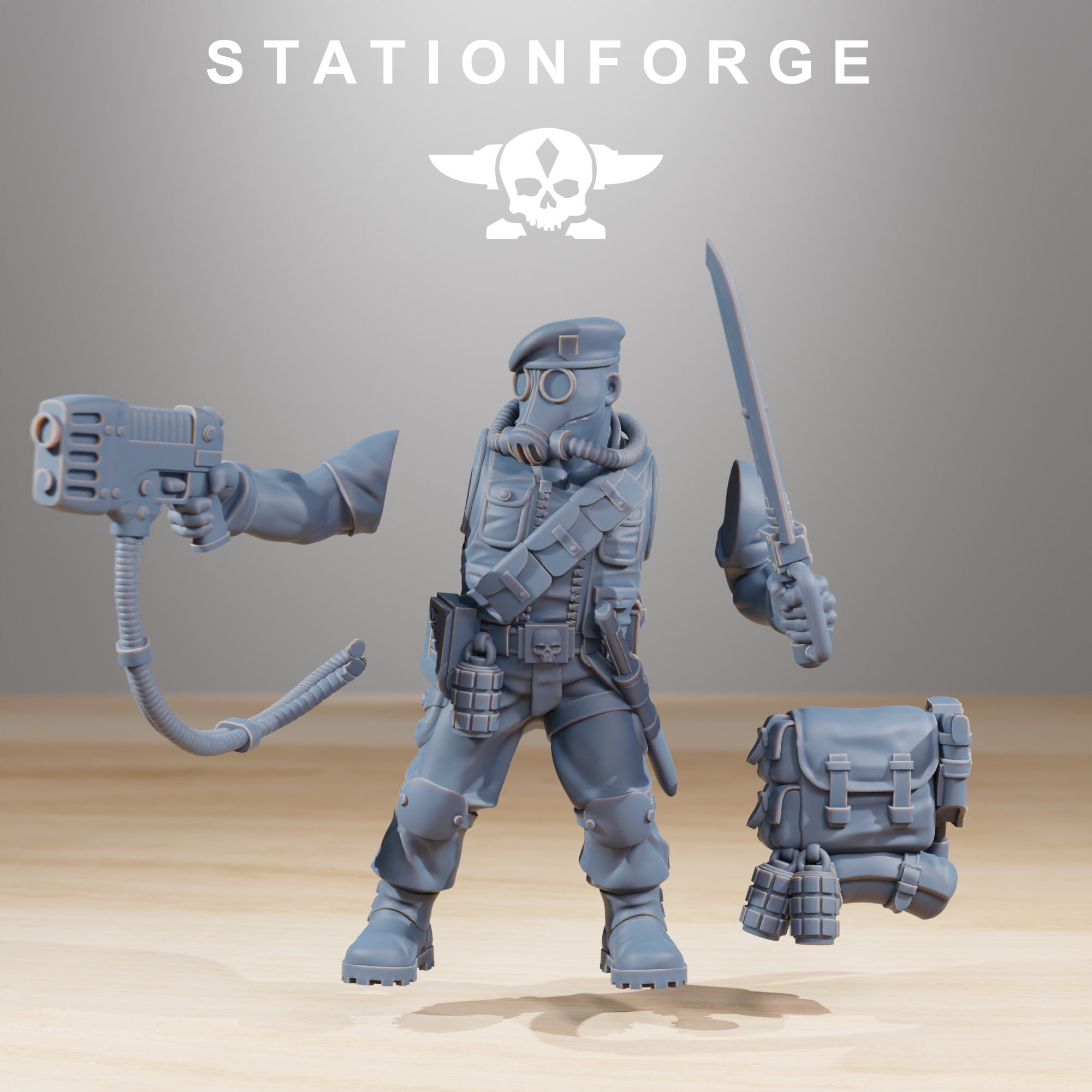 Stationforge Miniatures/grimguard Jungle Fighters/killteam - Etsy