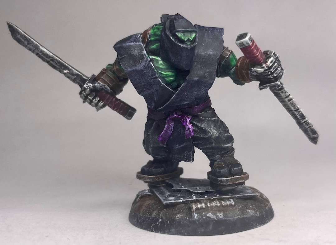 Painted Miniatures/custom Kitbash /space Orc Ninja/ Bushi Orc/ - Etsy