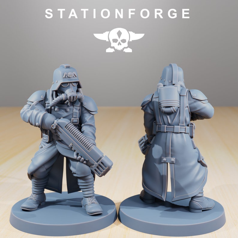 Stationforge Miniatures/grimguard Command Set/killteam - Etsy