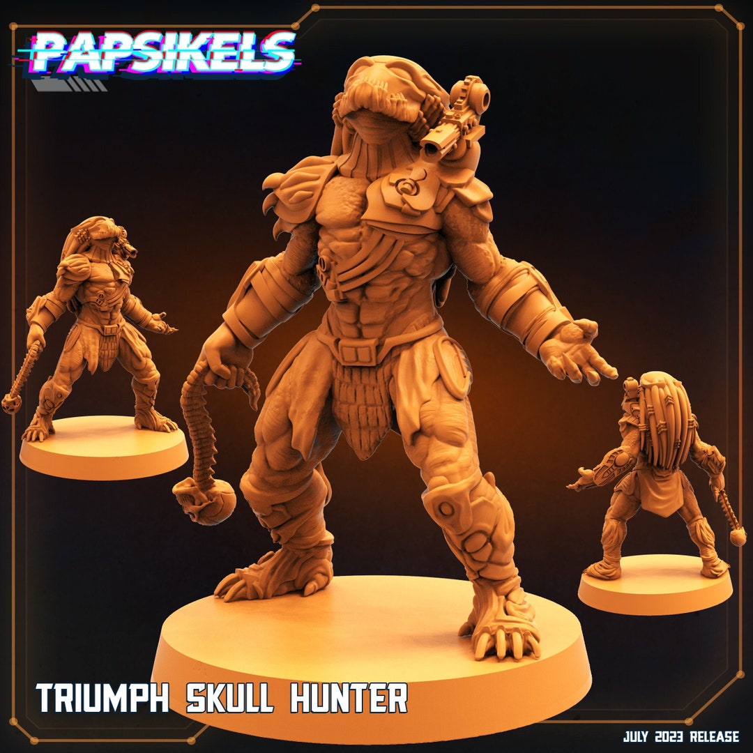 Papsikels Miniatures/triumph Skull Hunter/cyberpunk/shadowrun/killteam ...
