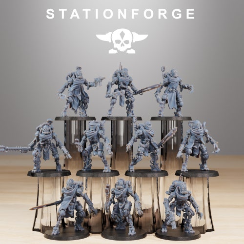 Stationforge Miniatures/scavenger Droidex/killteam/big Robot - Etsy
