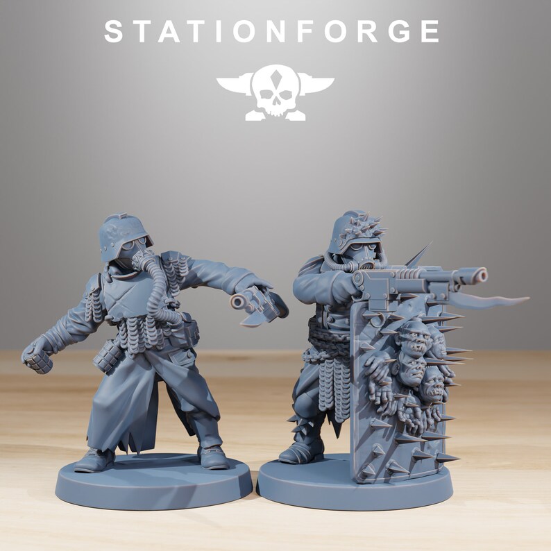 Stationforge Miniatures/corrupted Guard/killteam - Etsy