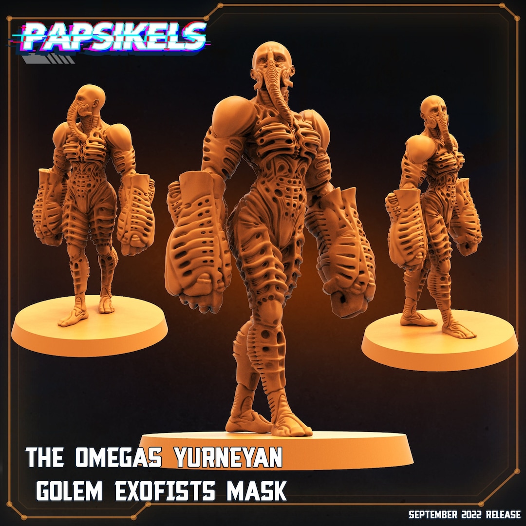 Papsikels Miniatures/the_omegas_yurneyan_golem_exofists_mask/aliens ...