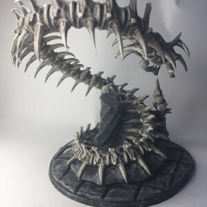 D&D Monster, Naga Skeleton, Painted Miniature, Pathfinder, Artisan ...